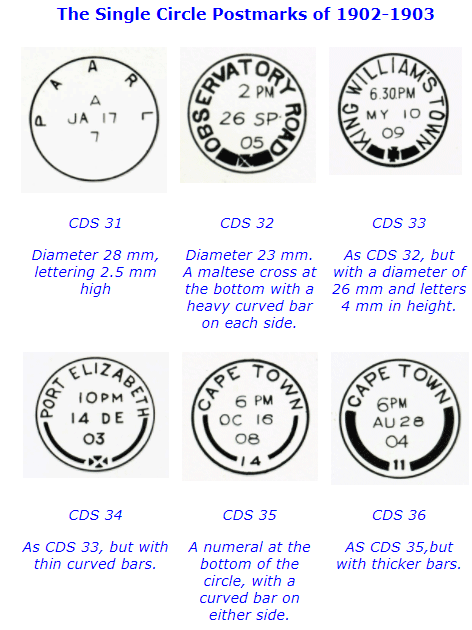 Circular Postmarks of the Cape of Good Hope – Cape of Good Hope Stamps ...